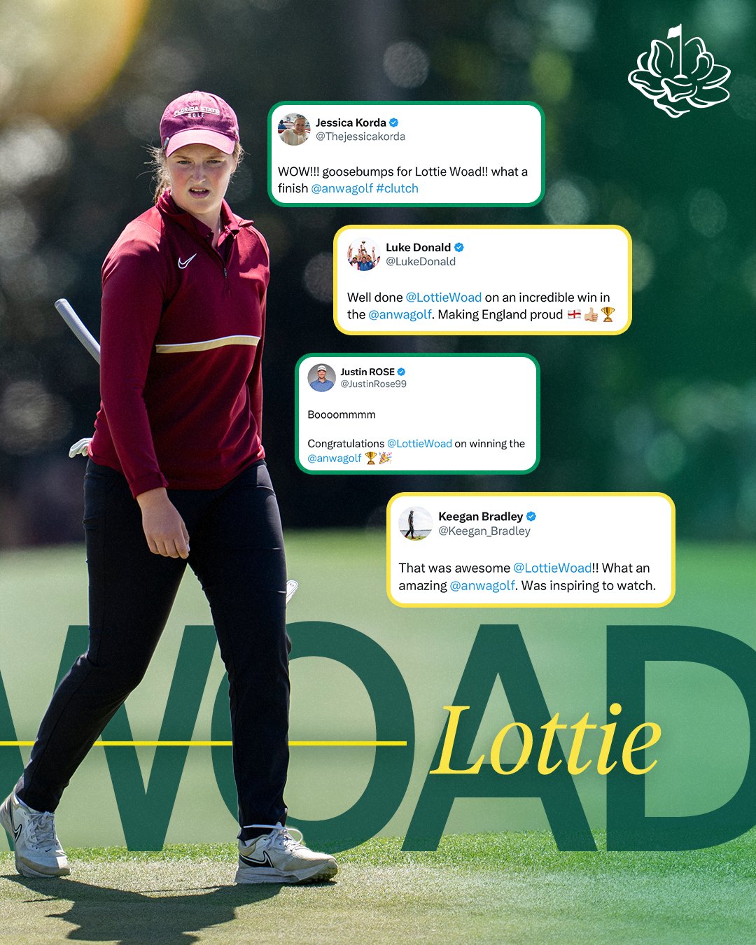 FGC Member Lottie Woad wins at Augusta National